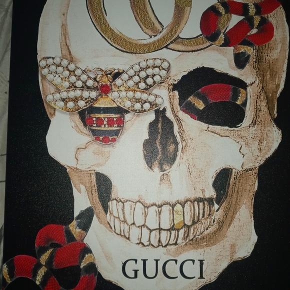 Wall Decor | Gucci Skull Fashion Wall Decor Picture | Poshmark